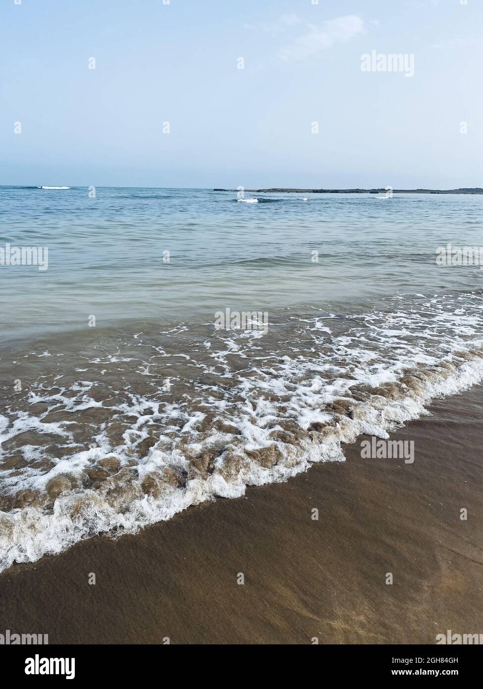 Scenic shot of the North Atlantic ocean from the Harhoura beach in ...