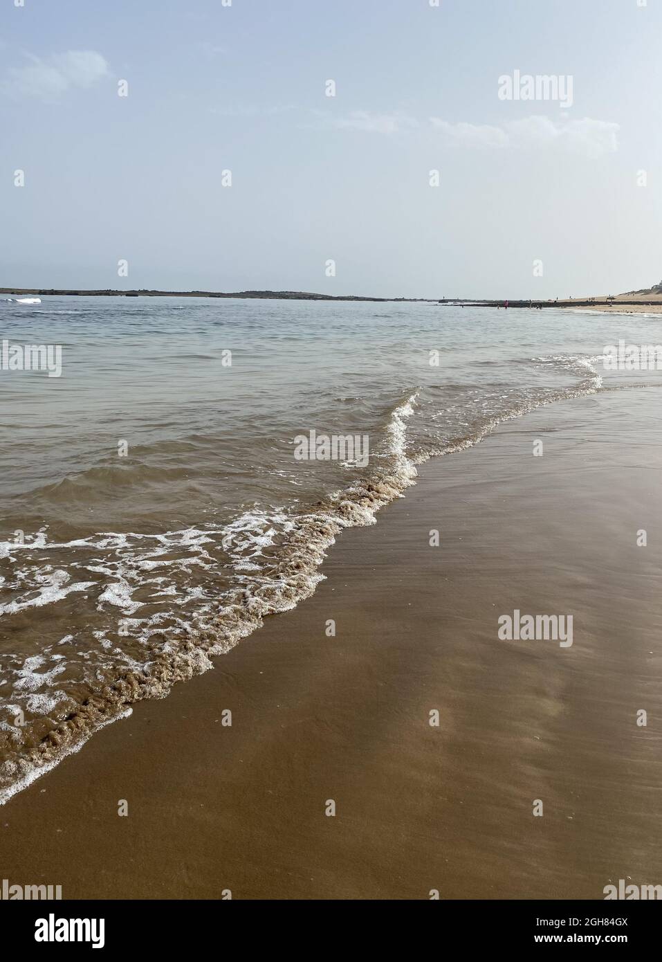 Scenic shot of the North Atlantic ocean from the Harhoura beach in ...