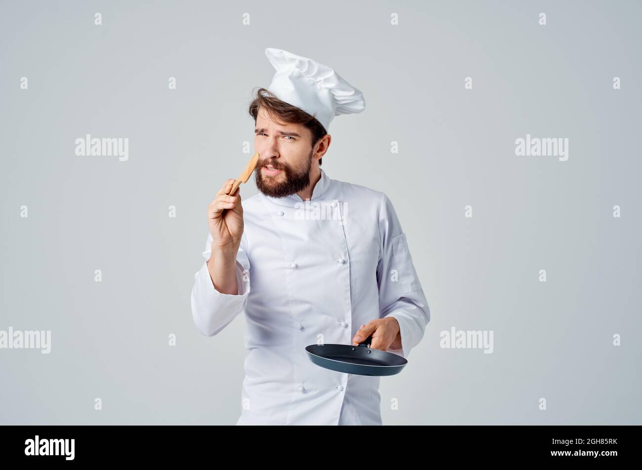Contemporary chef in uniform hi-res stock photography and images - Alamy