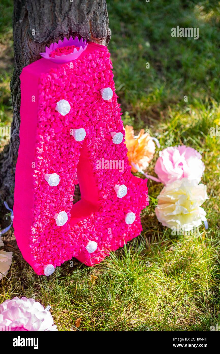 Floral number four design hi-res stock photography and images - Alamy