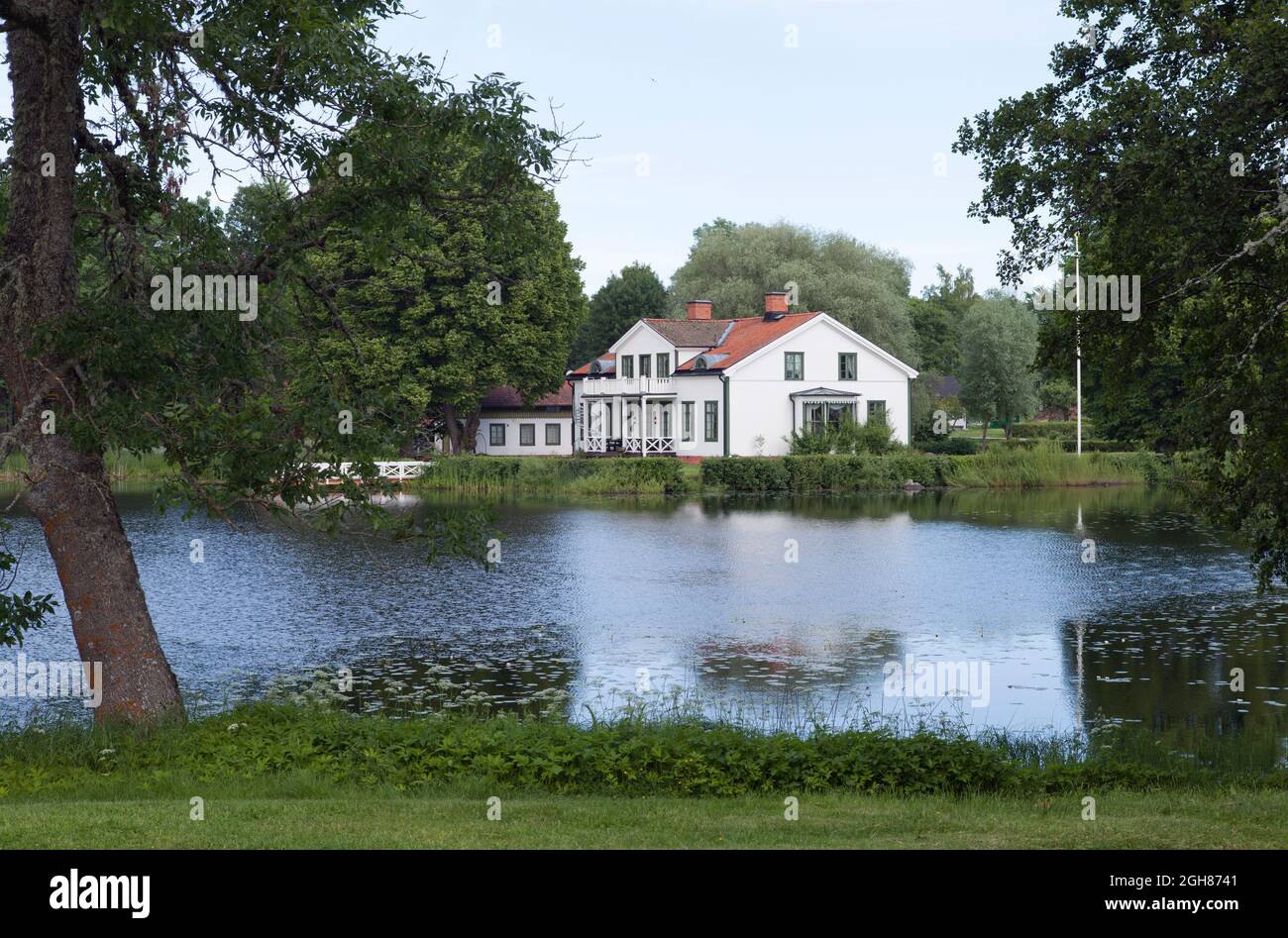 FORSMARK, SWEDEN ON JUNE 25, 2013. View of a typical industrial town ...