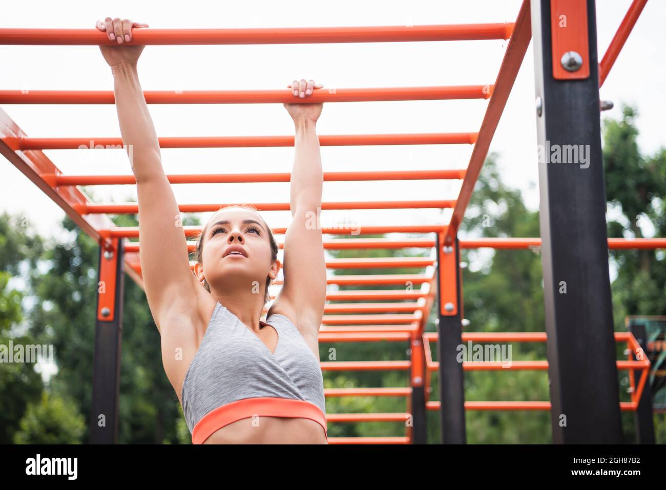 Horizontal exercise ladder hi-res stock photography and images - Alamy
