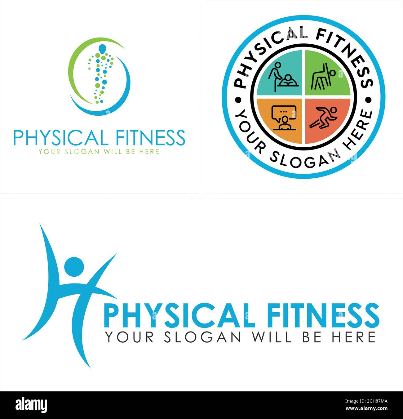 Physical therapy logo hi-res stock photography and images - Alamy