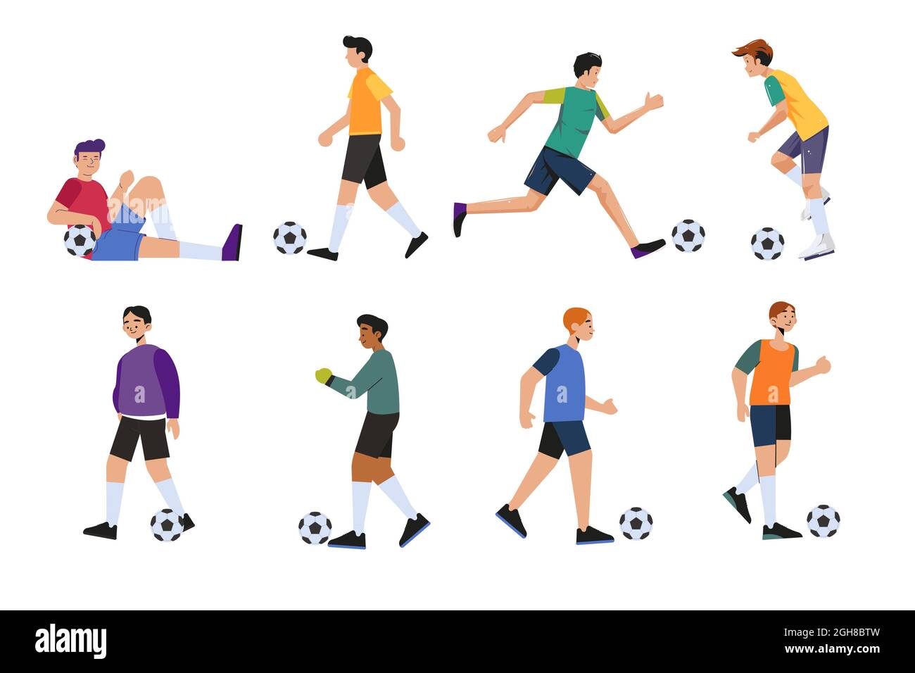 American football match players Cut Out Stock Images & Pictures - Alamy