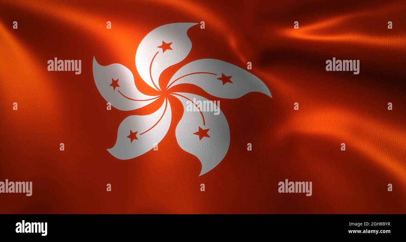 Hong kong flag after 1997 hi-res stock photography and images - Alamy