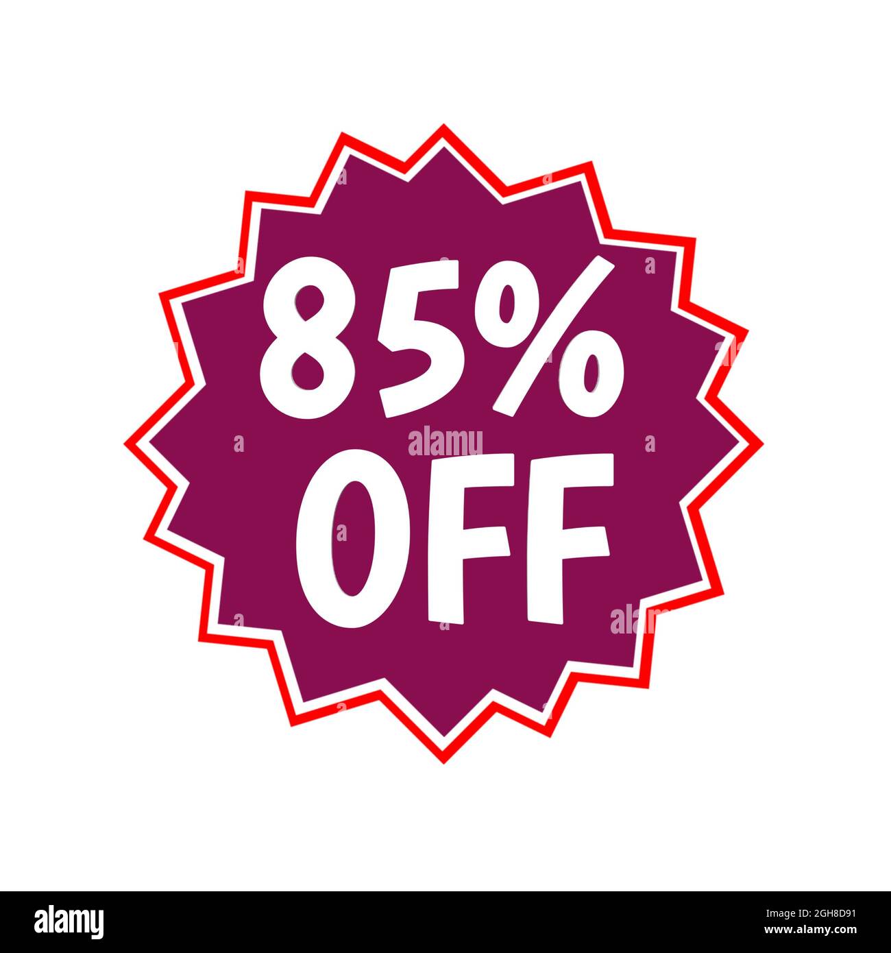 3d number 85 Cut Out Stock Images & Pictures - Alamy