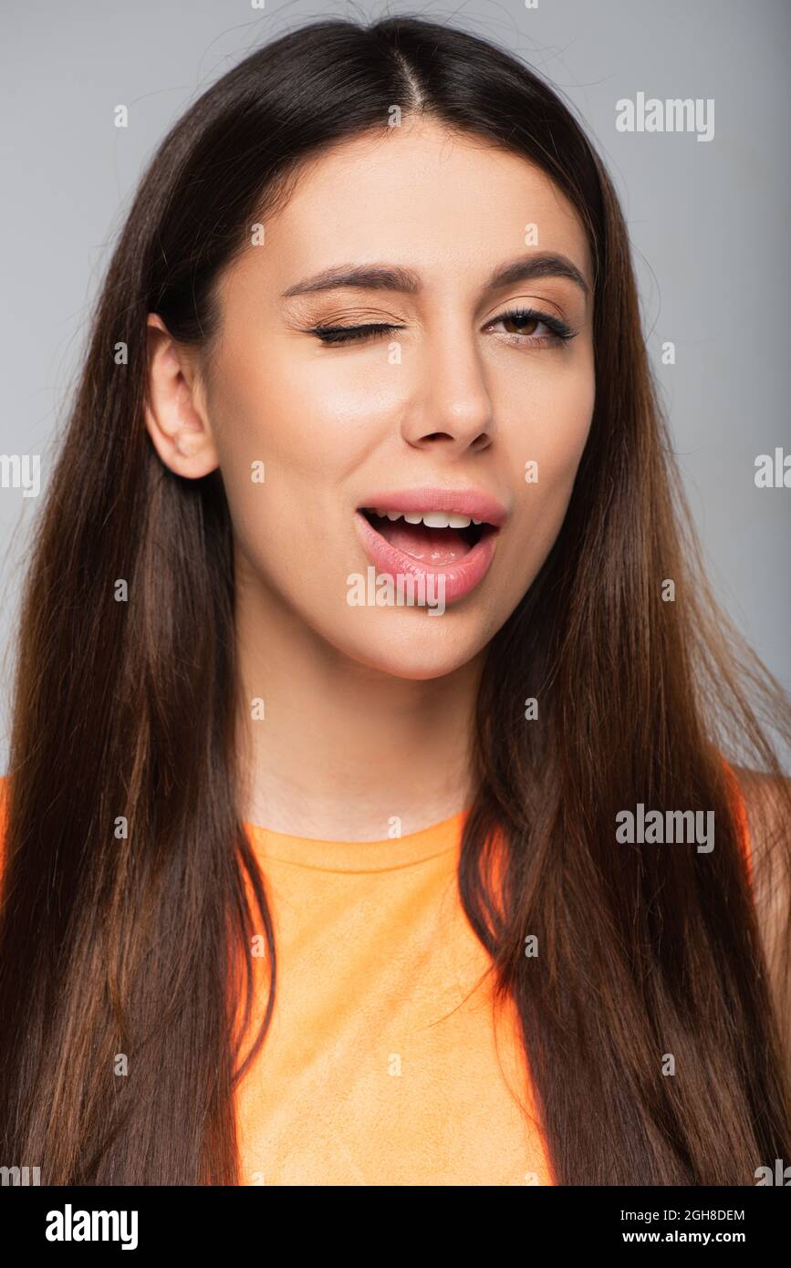 Flirty look hi-res stock photography and images - Alamy