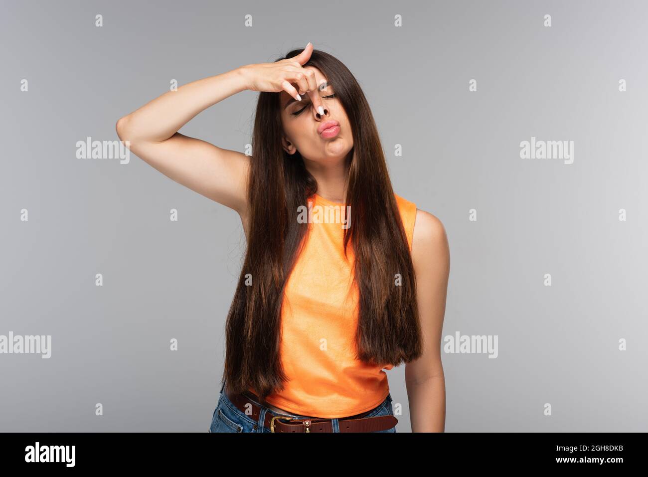 Pouting model hi-res stock photography and images - Alamy