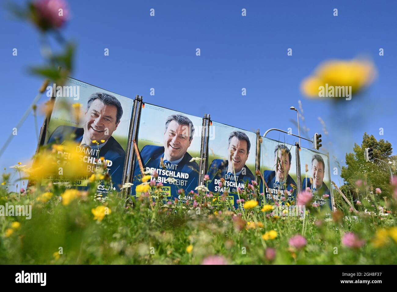 Election poster, election posters by Markus SOEDER and the CSU for the ...