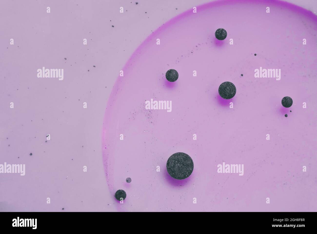 Milk Oil Acrylic Paint Artwork Stock Photo - Alamy