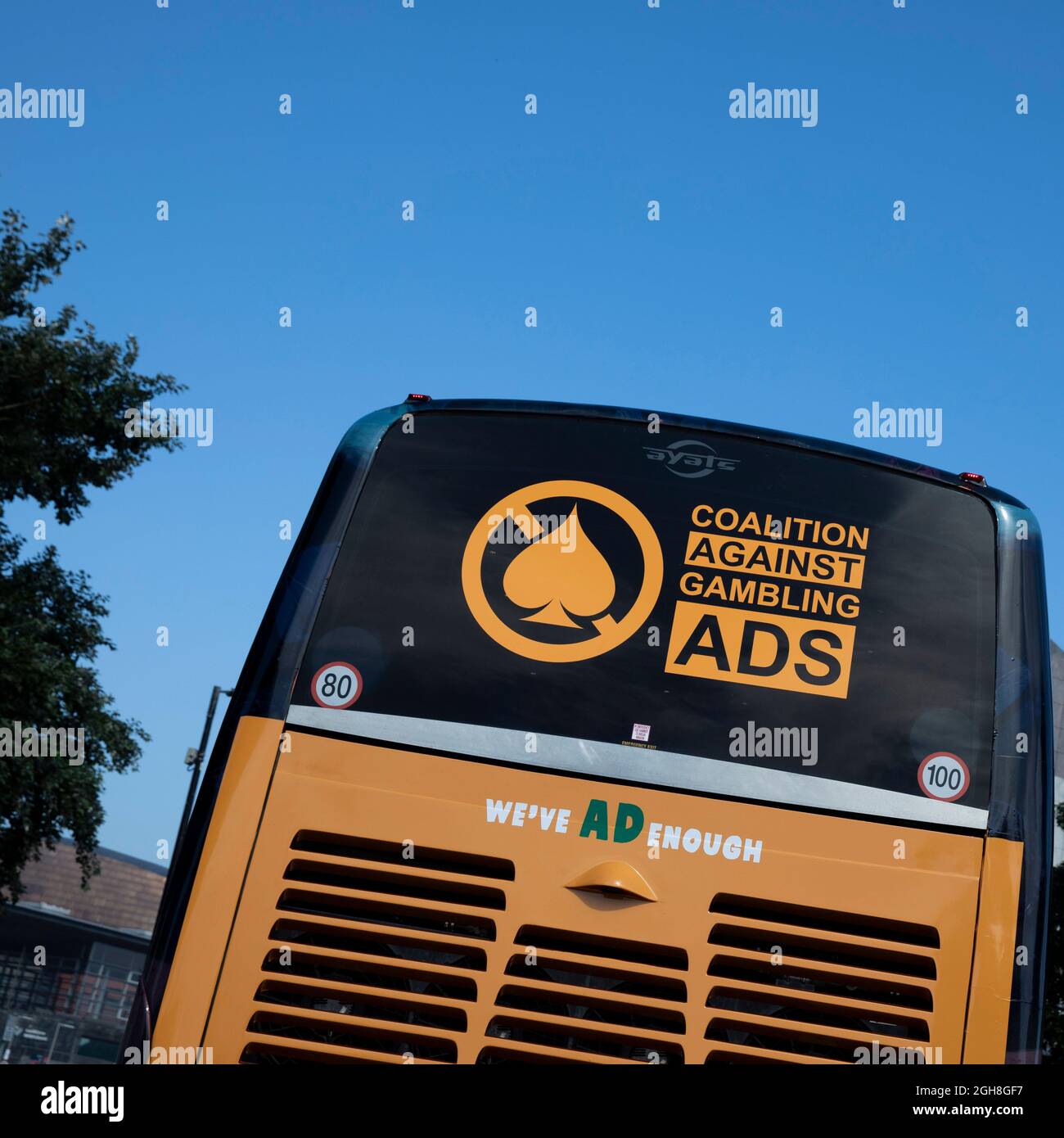 Bus advertising campaign hi-res stock photography and images - Alamy