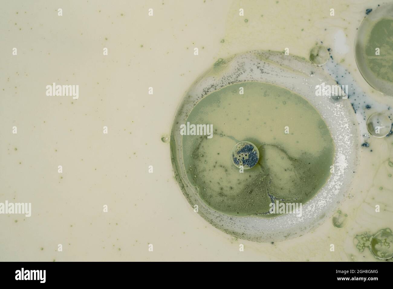 Milk Oil Acrylic Paint Artwork Stock Photo - Alamy