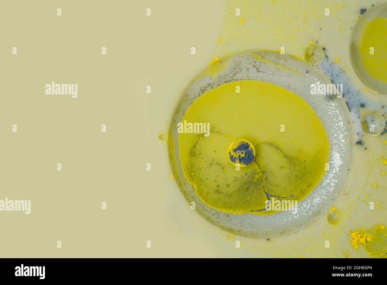 Milk Oil Acrylic Paint Artwork Stock Photo - Alamy