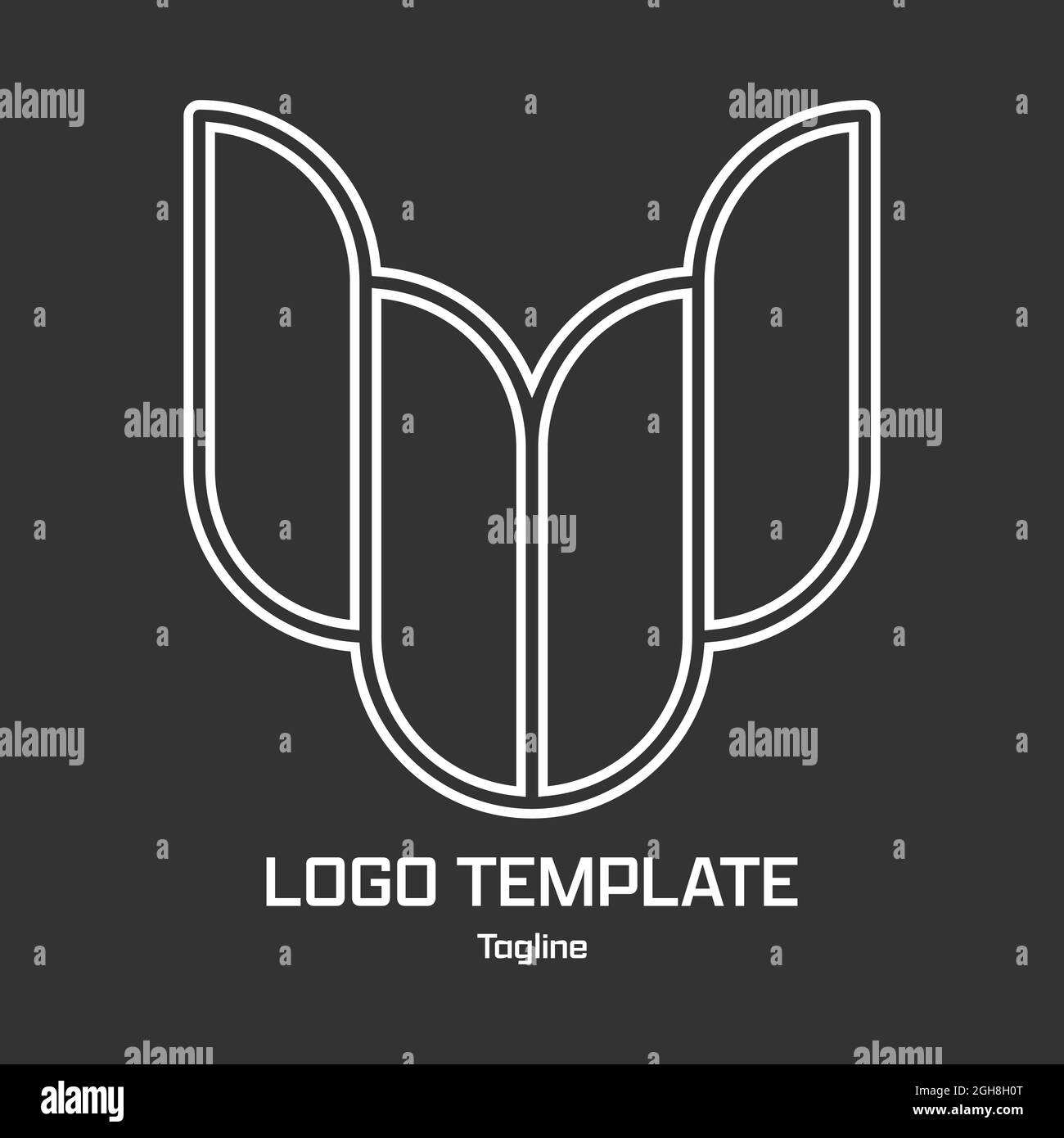 logo template for a business, company or corporation. Flat style Stock ...