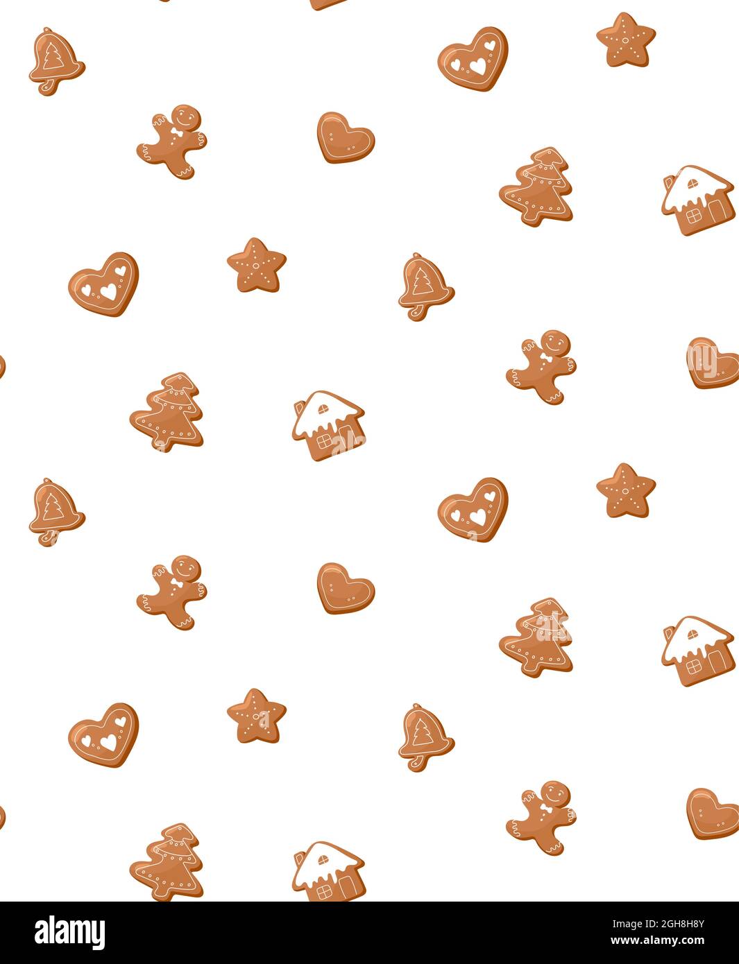 Gingerbread man cartoon Cut Out Stock Images & Pictures - Alamy