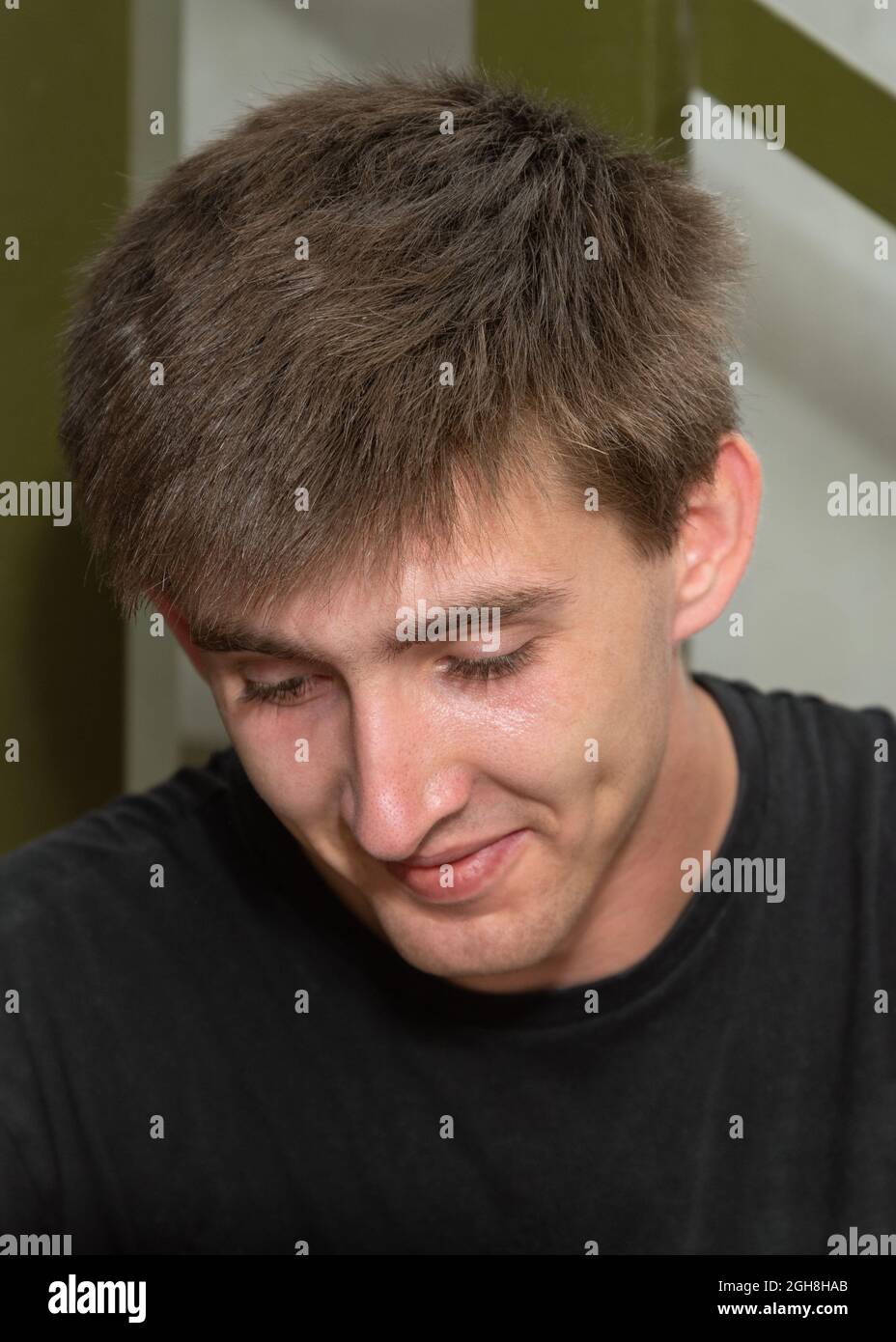 Terrified shy hi-res stock photography and images - Alamy