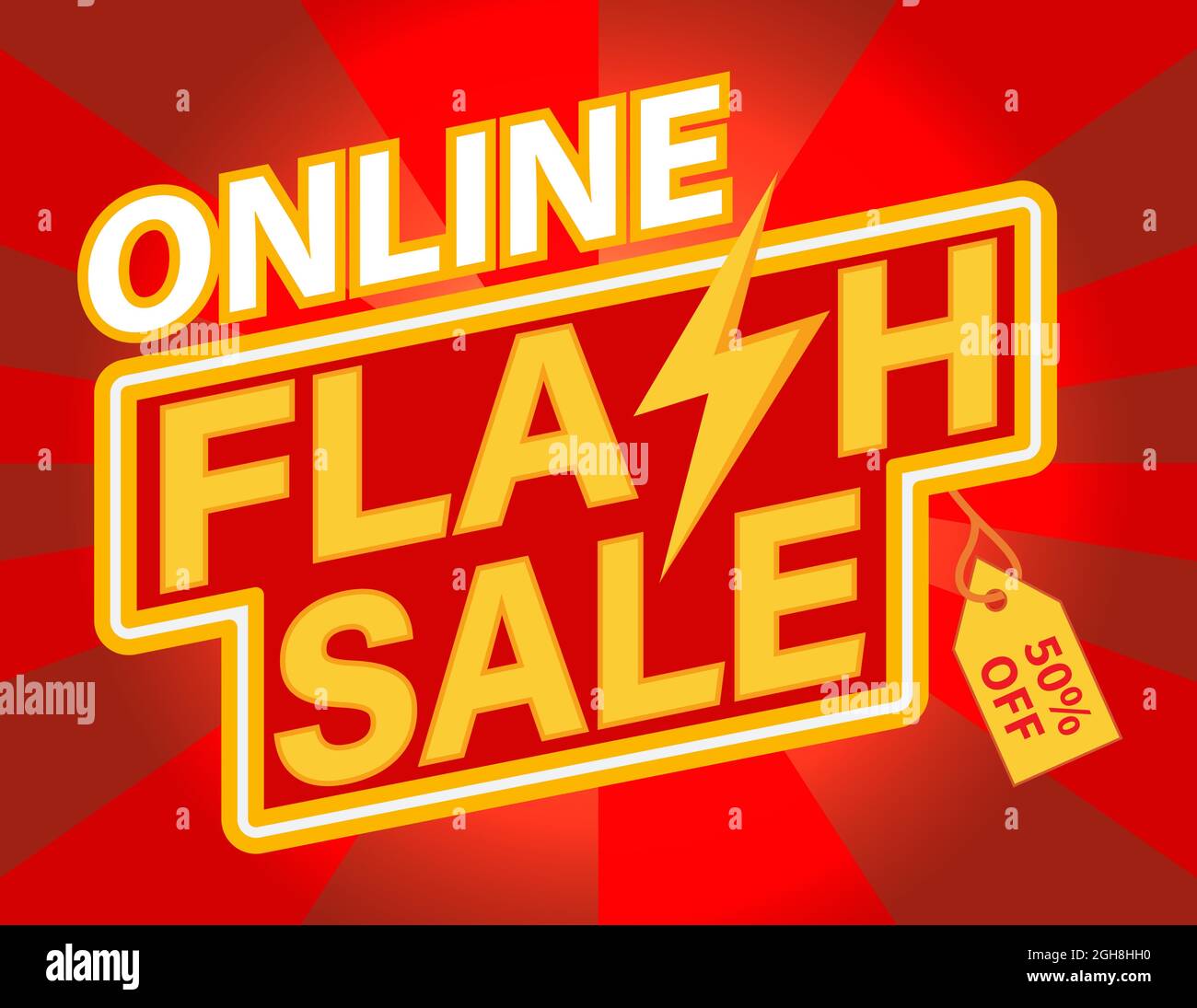 Online shopping flash sale banner Stock Vector Image & Art - Alamy