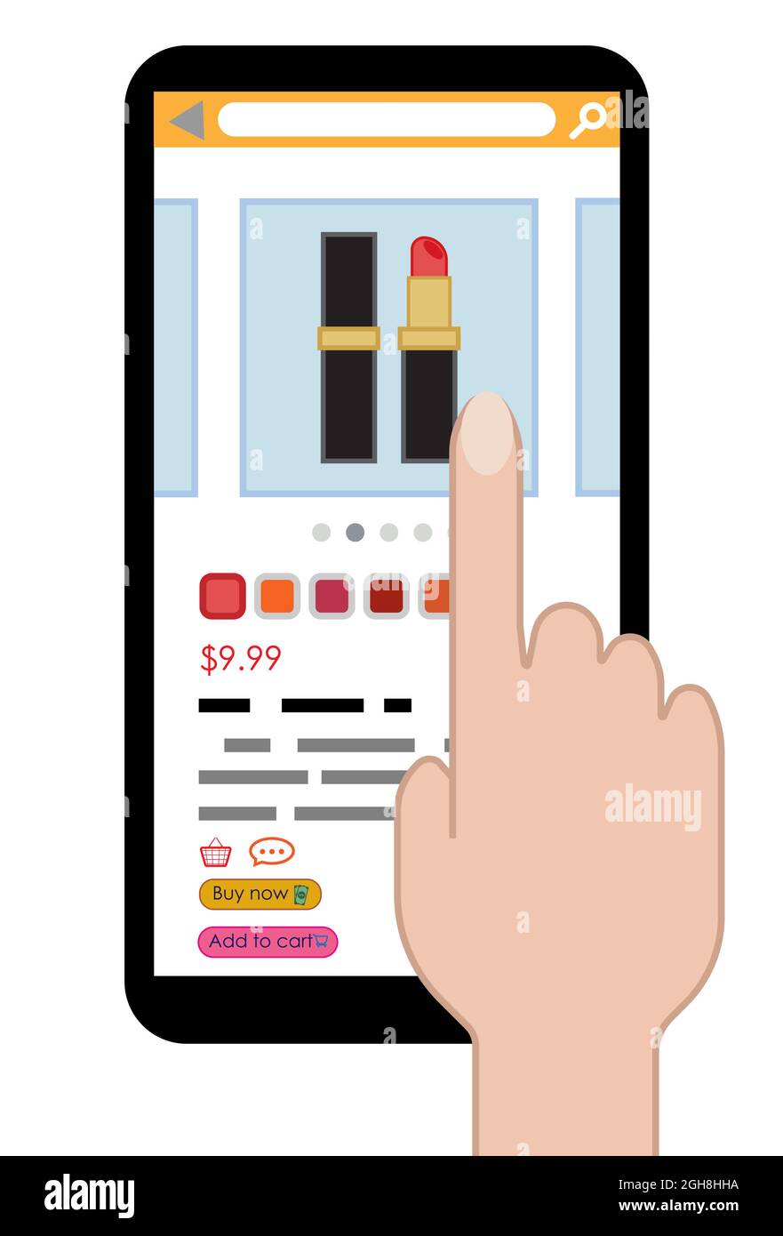 Tapping product Stock Vector Images - Alamy