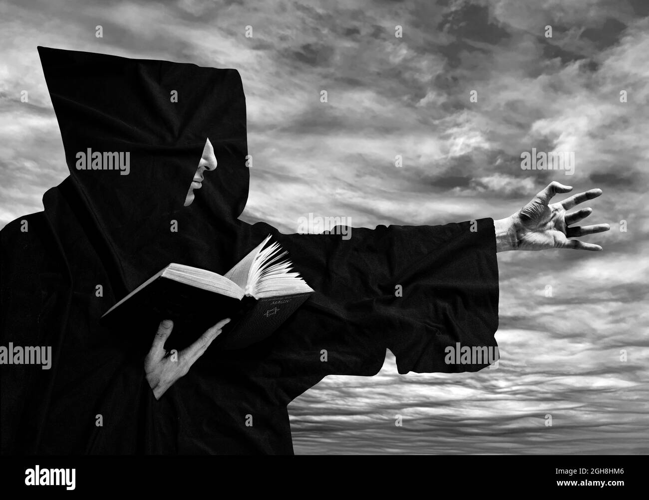 The wizard Black and White Stock Photos & Images - Alamy