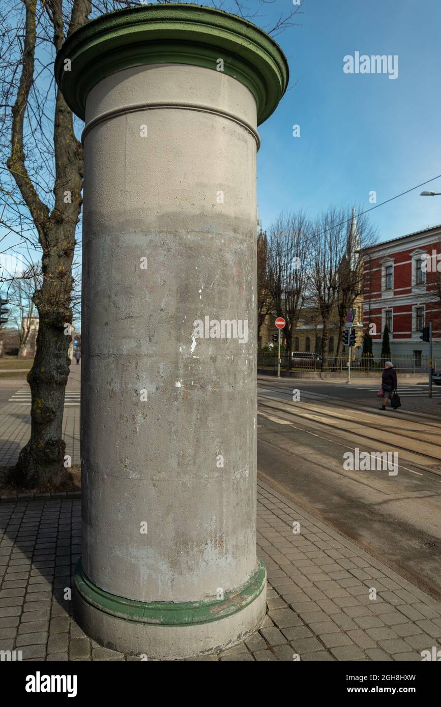 Poster pole hi-res stock photography and images - Alamy
