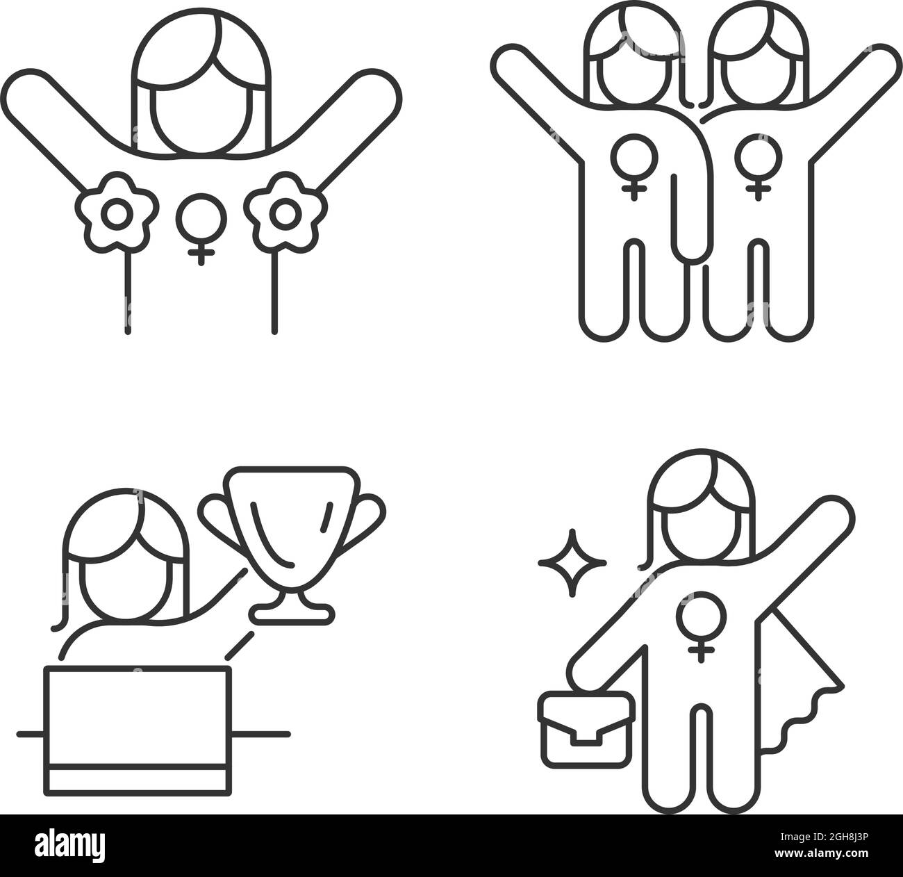 Art illustration social movement Black and White Stock Photos & Images ...