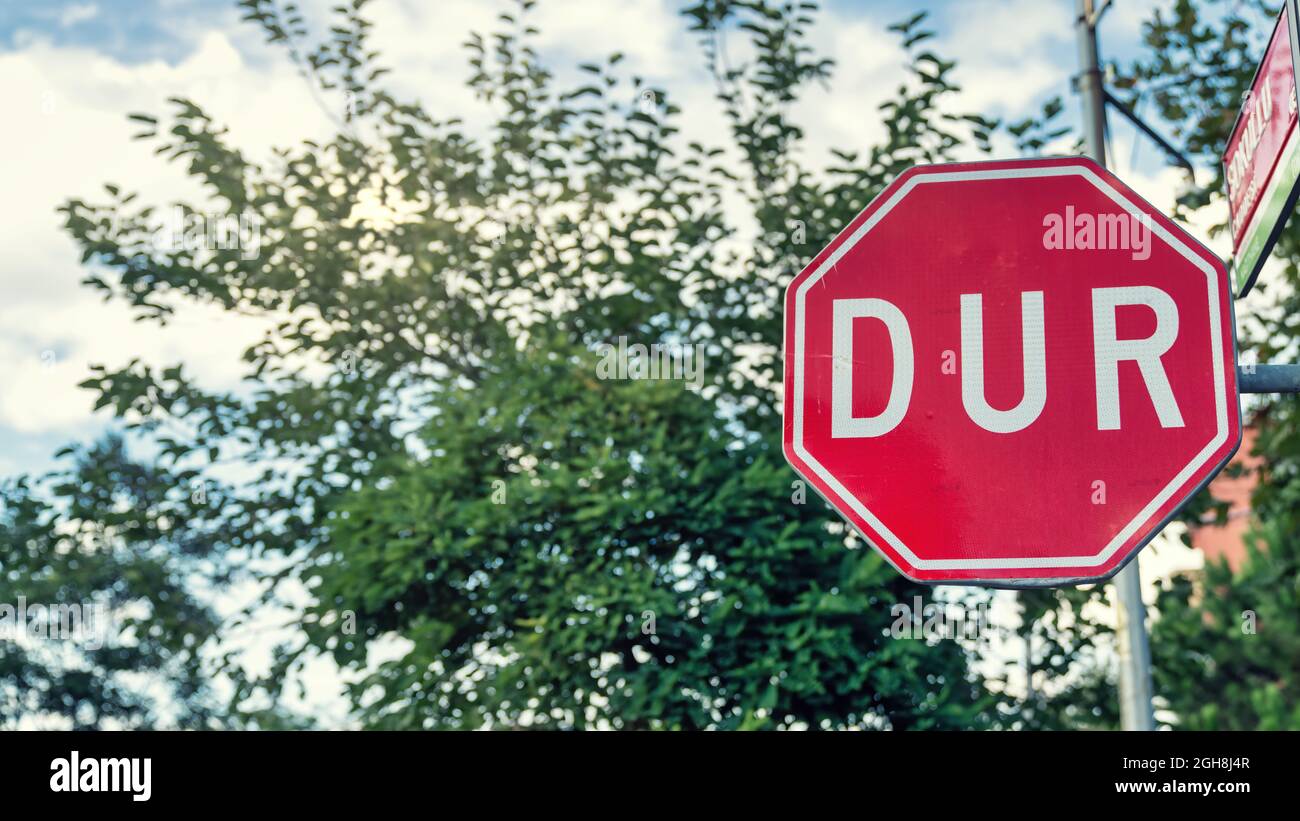 Red international prohibition sign hi-res stock photography and images ...