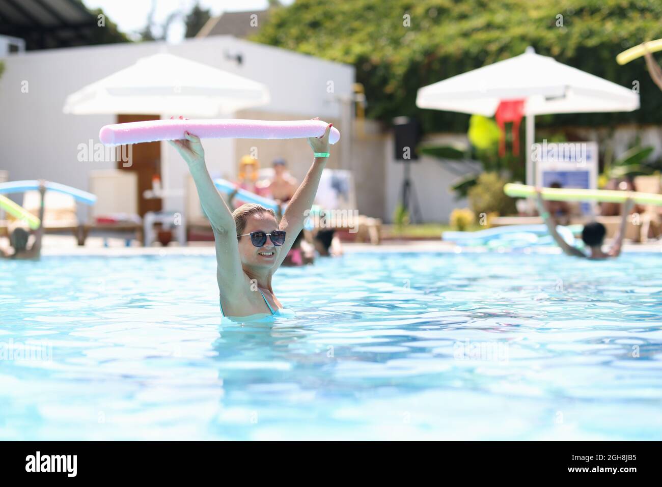 Aqua aerobics holiday hi-res stock photography and images - Alamy