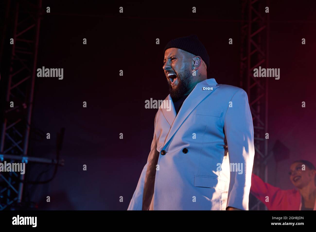 Kiev, Ukraine September 3, 2021: Famous Ukrainian singer Dmitry Monatik ...