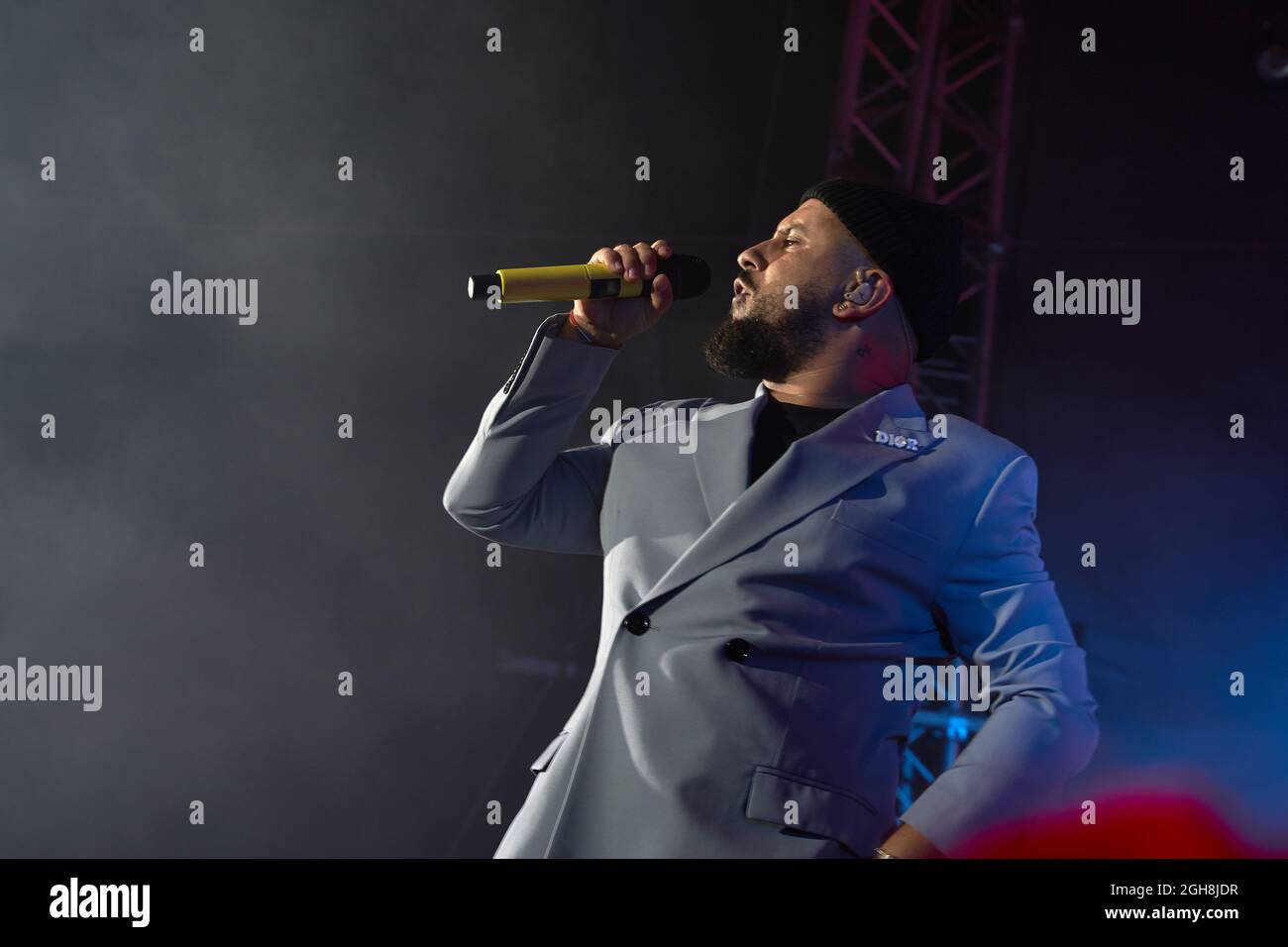 Kiev, Ukraine September 3, 2021: Famous Ukrainian singer Dmitry Monatik ...