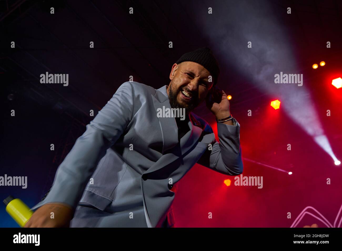 Kiev, Ukraine September 3, 2021: Famous Ukrainian singer Dmitry Monatik ...