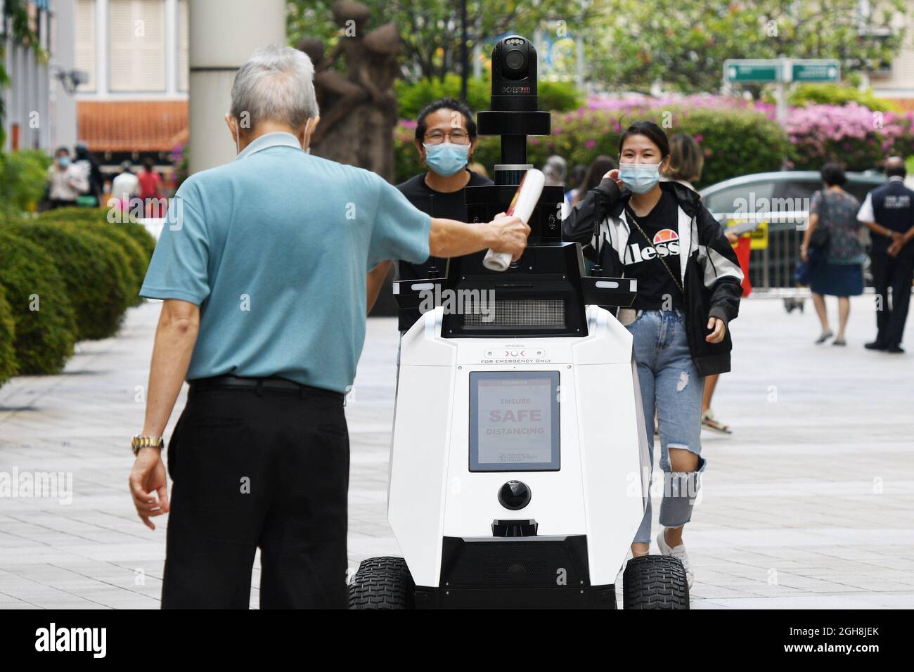 Singapore. 5th Sep, 2021. A Home Team Science and Technology Agency ...