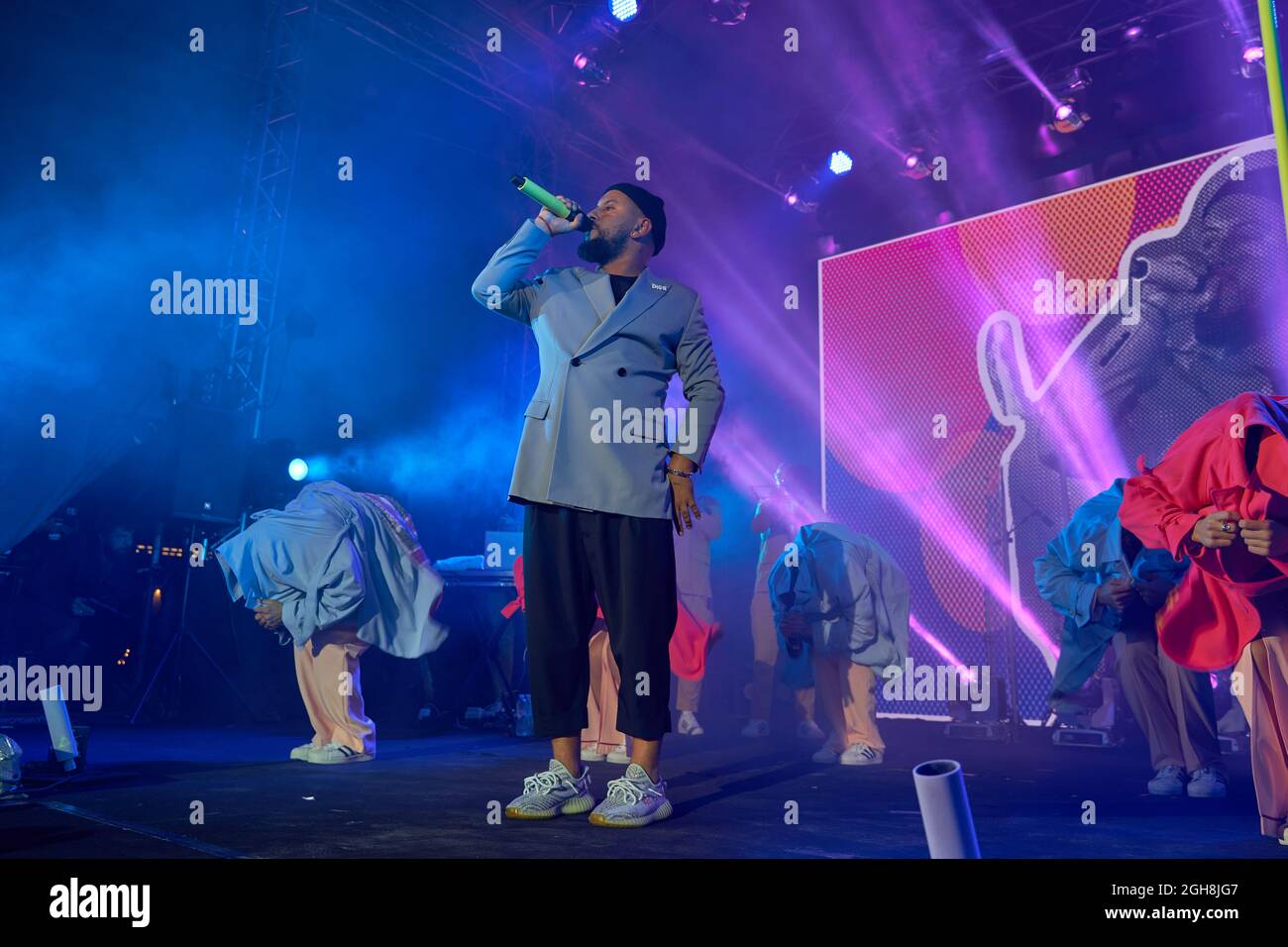 Kiev, Ukraine September 3, 2021: Famous Ukrainian singer Dmitry Monatik ...