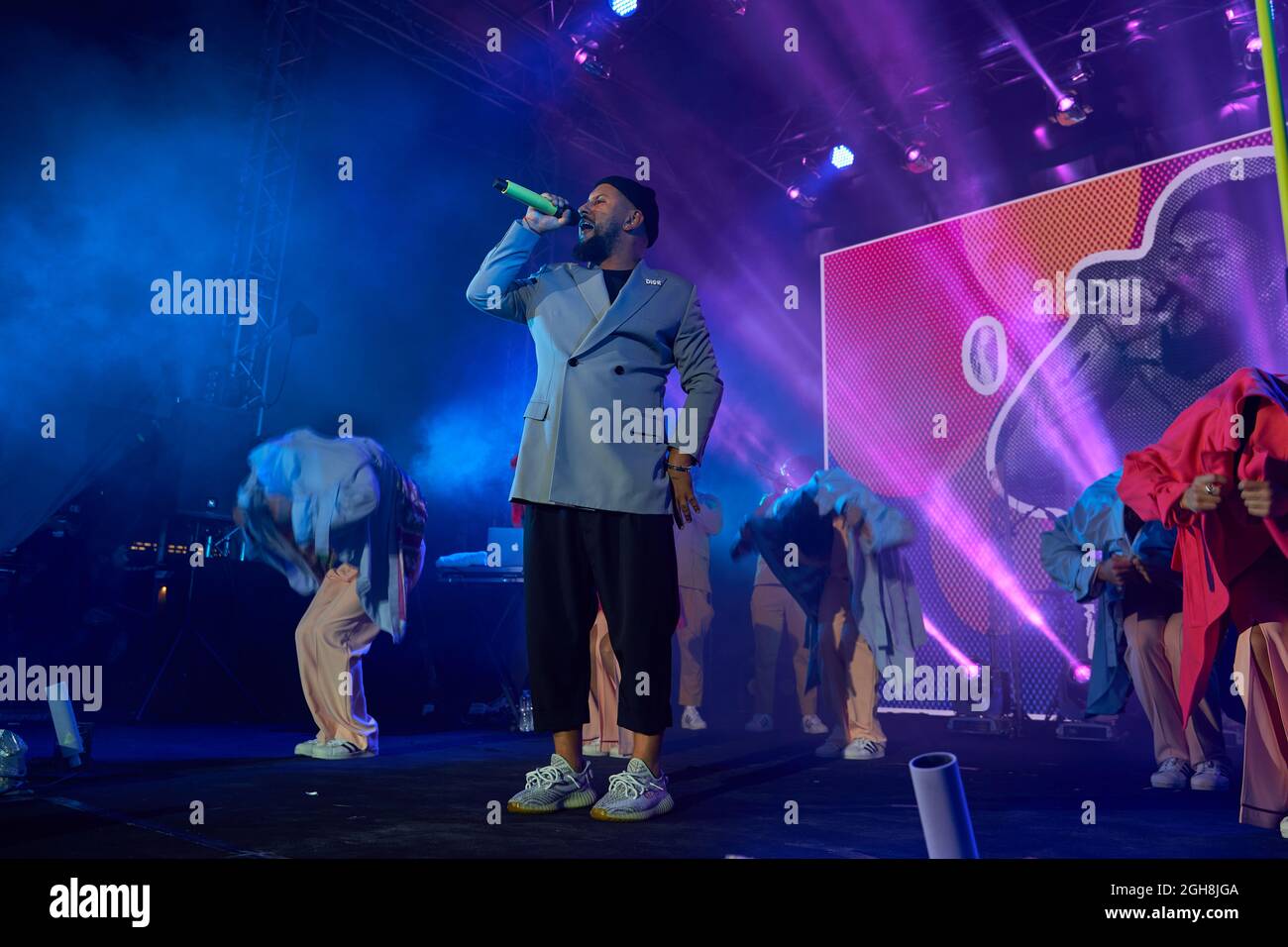 Kiev, Ukraine September 3, 2021: Famous Ukrainian singer Dmitry Monatik ...