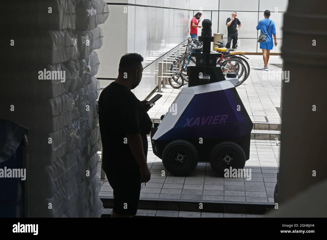 Singapore. 5th Sep, 2021. A Home Team Science and Technology Agency ...