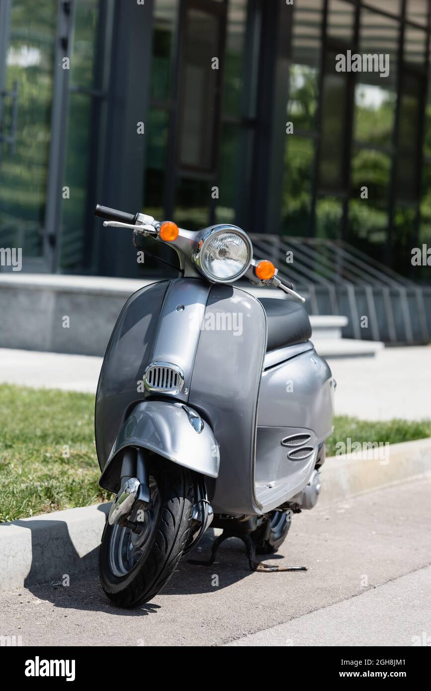 Grey scooter hi-res stock photography and images - Alamy