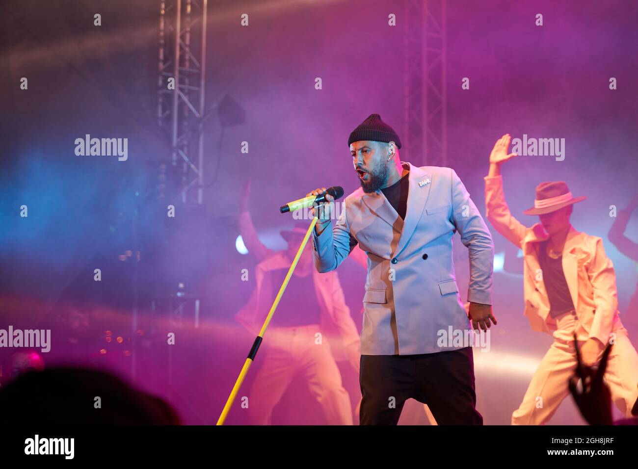 Kiev, Ukraine September 3, 2021: Famous Ukrainian singer Dmitry Monatik ...