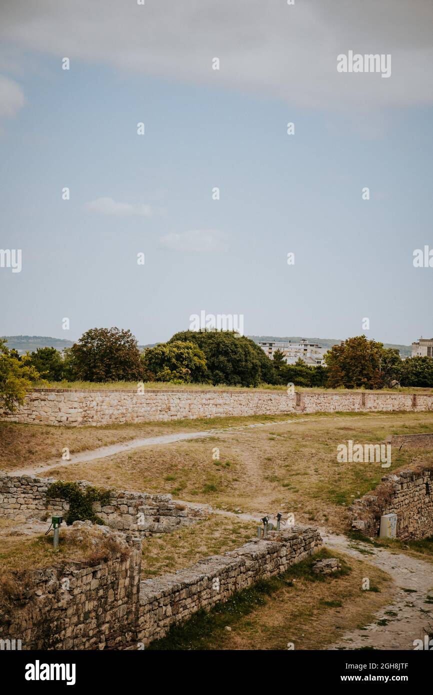 Mesmerizing view of Historic Belgrade Fortress and Kalemegdan park in ...