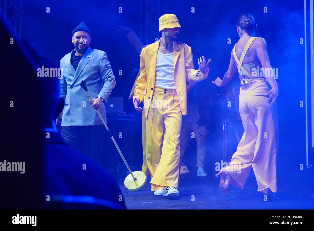 Kiev, Ukraine September 3, 2021: Famous Ukrainian singer Dmitry Monatik ...
