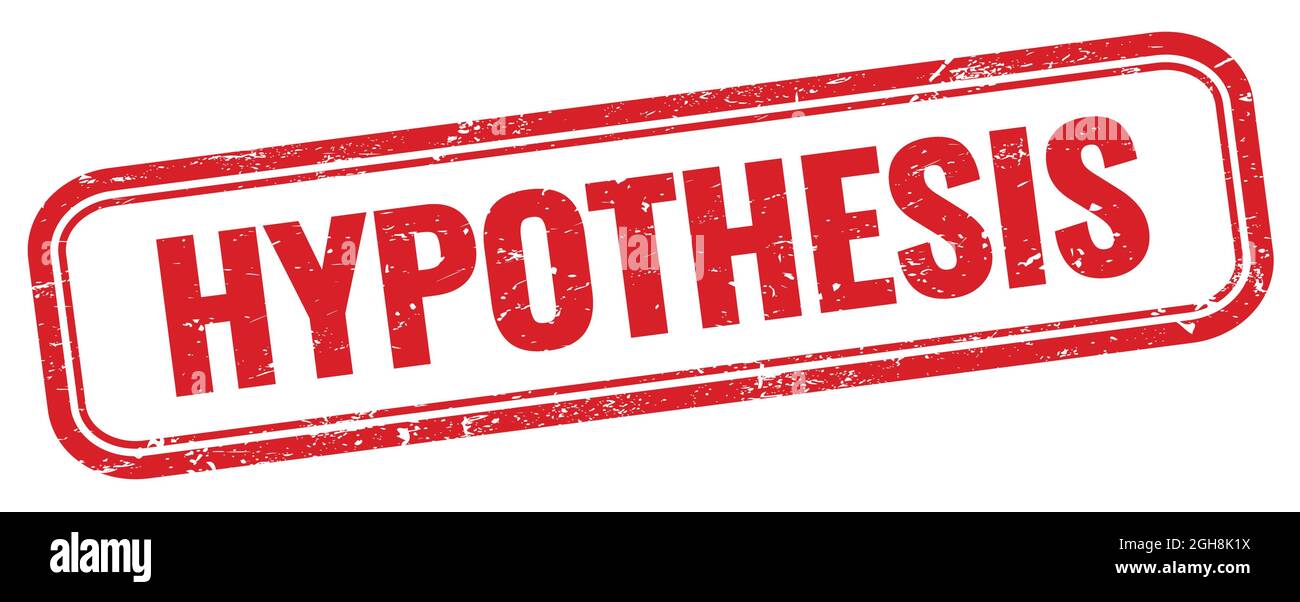 Hypothesis stamp hi-res stock photography and images - Alamy