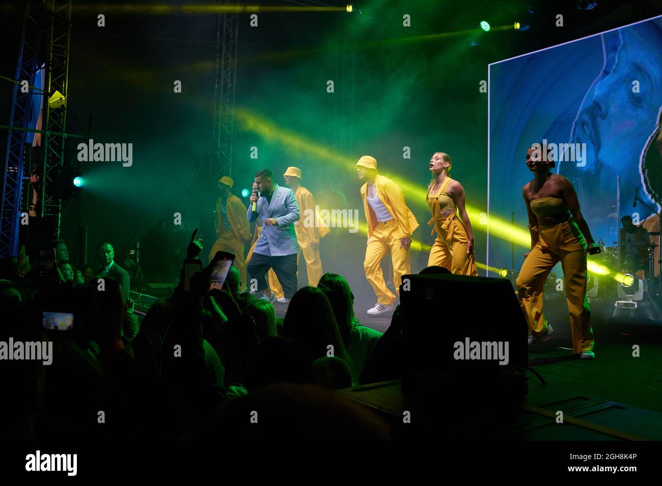 Kiev, Ukraine September 3, 2021: Famous Ukrainian singer Dmitry Monatik ...