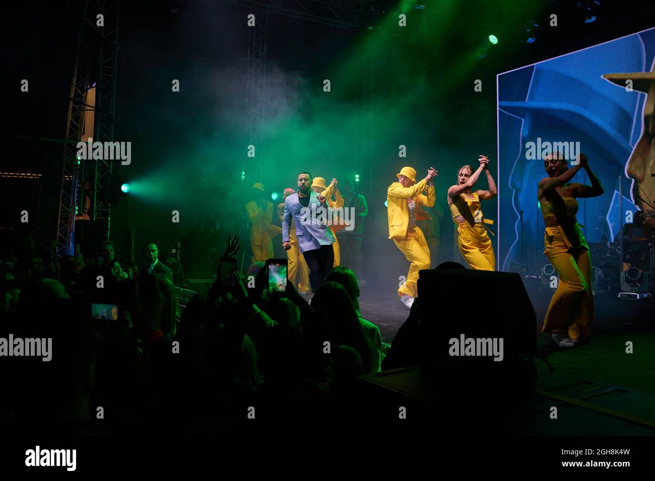 Kiev, Ukraine September 3, 2021: Famous Ukrainian singer Dmitry Monatik ...