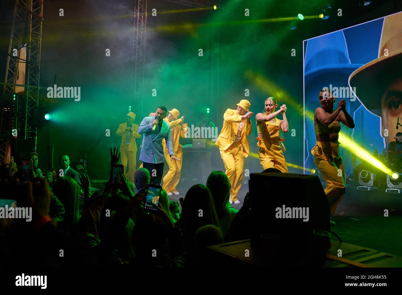 Kiev, Ukraine September 3, 2021: Famous Ukrainian singer Dmitry Monatik ...
