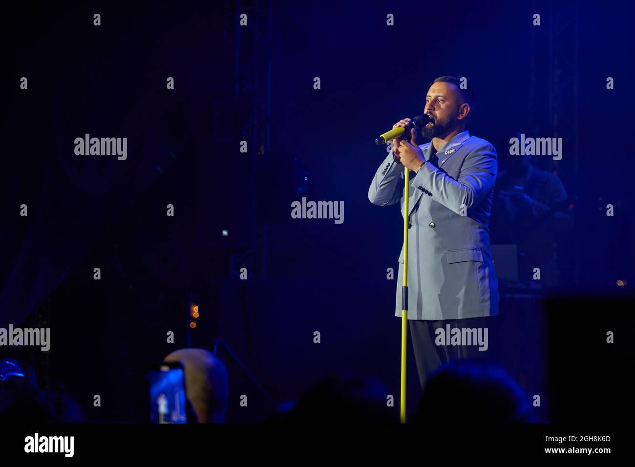 Kiev, Ukraine September 3, 2021: Famous Ukrainian singer Dmitry Monatik ...