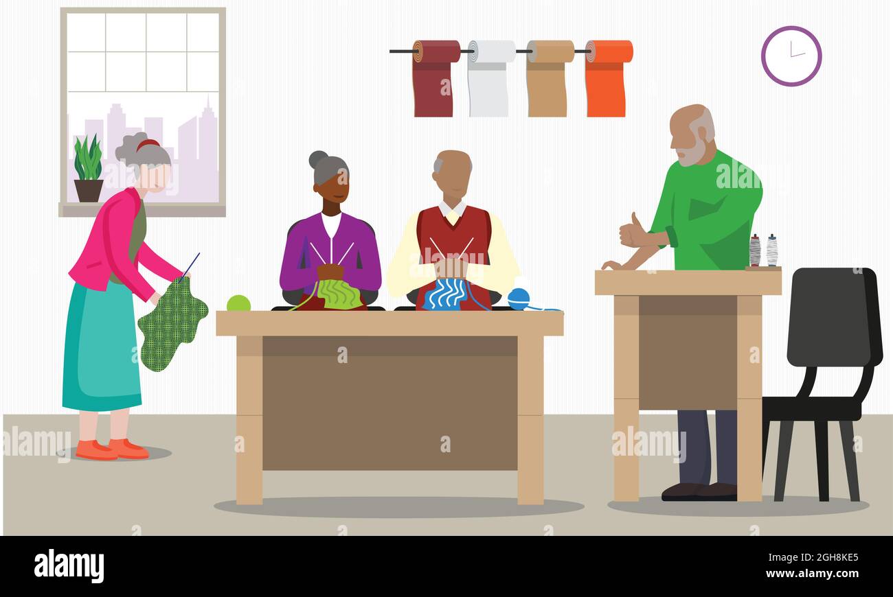 Classroom group activities Stock Vector Images - Alamy