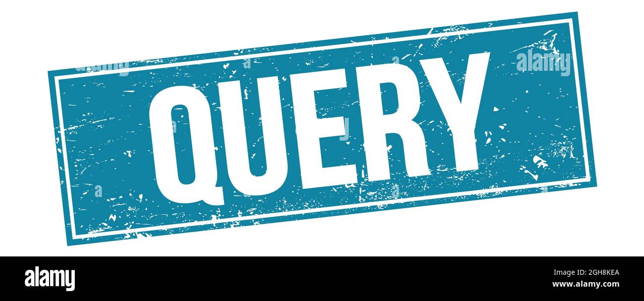 Query stamp Cut Out Stock Images & Pictures - Alamy