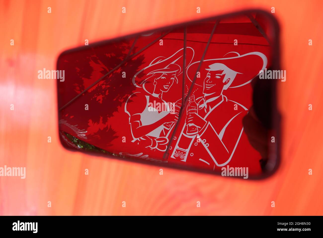 Almdudler logo hi-res stock photography and images - Alamy