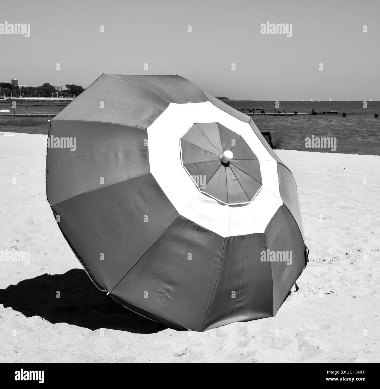 Red umbrella fabric texture Black and White Stock Photos & Images - Alamy