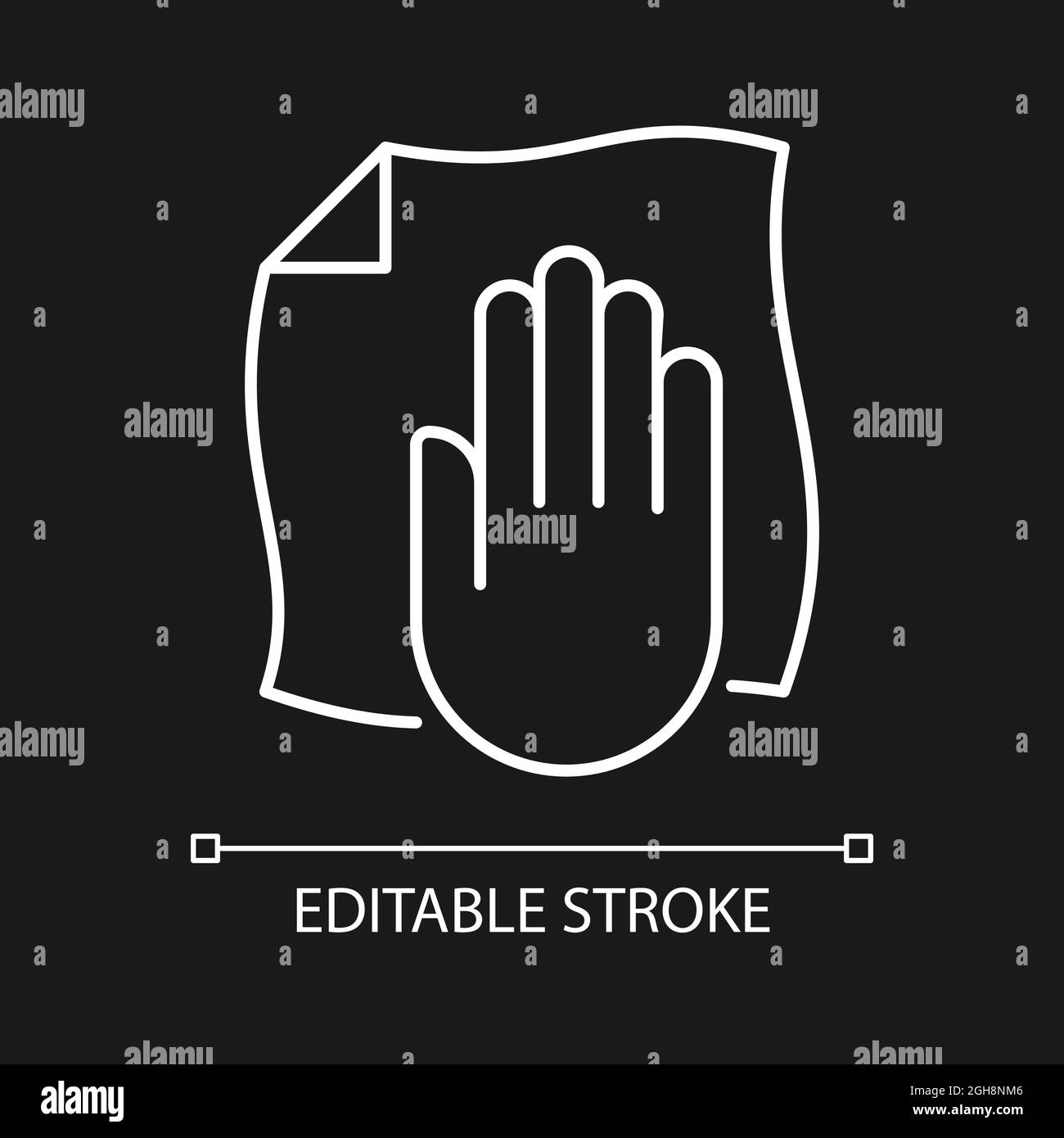 Wipe dry cloth white Black and White Stock Photos & Images - Alamy