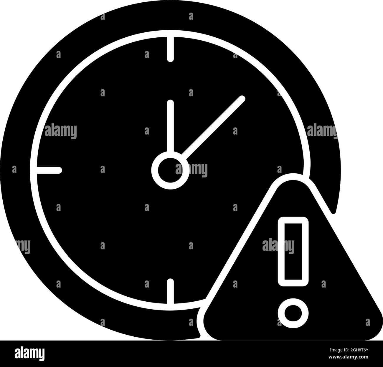 Do not use for a long time black glyph manual label icon Stock Vector ...