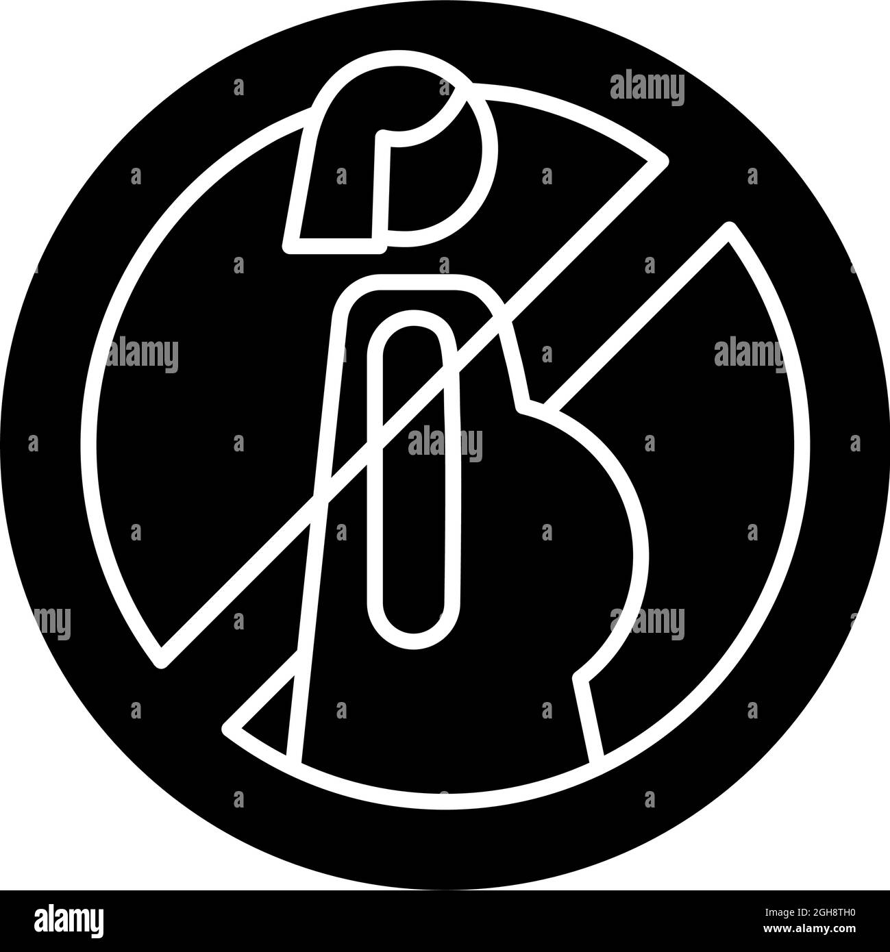 Do Not Use When Pregnant Black Glyph Manual Label Icon Stock Vector do-not-use-when-pregnant-black-glyph-manual-label-icon-stock-vector